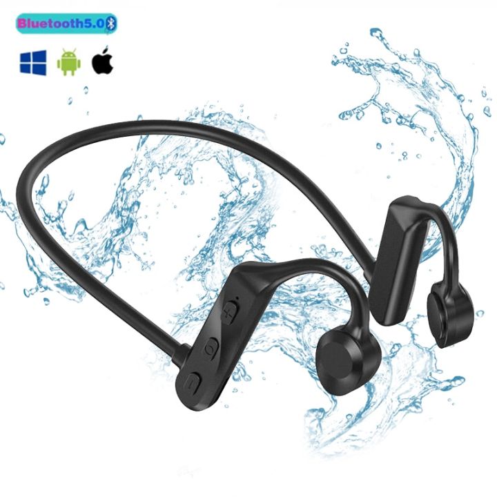 New Bone Conduction Headphones Bluetooth Wireless Waterproof ...