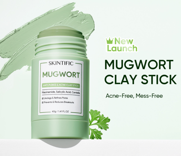 Skintific Mugwort Anti Pores & Acne Clay Mask Stick 40G | Lazada