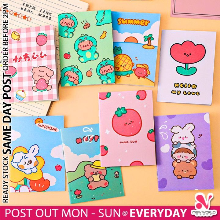 𝗘𝗬𝗘 𝗖𝗔𝗧𝗖𝗛𝗜𝗡𝗚 》Cute Mini Notebook Pocket Notepad Stationery Portable ...