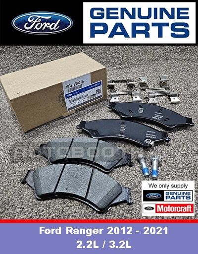 2012 - 2021 2.2L / 3.2L] Ford Ranger Brake Pads Front - Genuine Ford ...