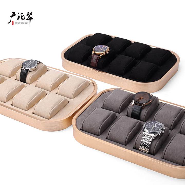 Guangbocui high-end watch display tray counter display storage props ...
