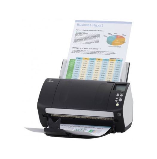 Fujitsu fi-7180 Sheet-fed - Speed 80ppm - Resolution 600dpi - ADF 80 ...