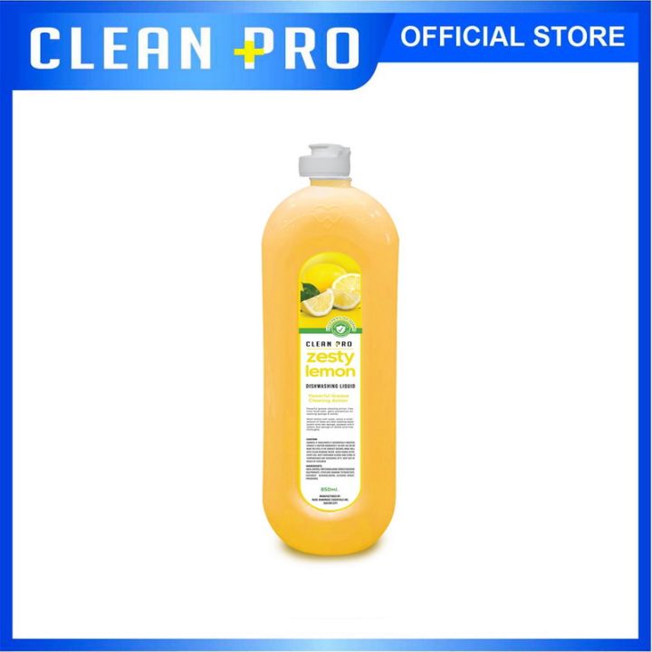 Clean Pro Dishwashing Liquid Zesty Lemon Scent 850ml | Lazada PH
