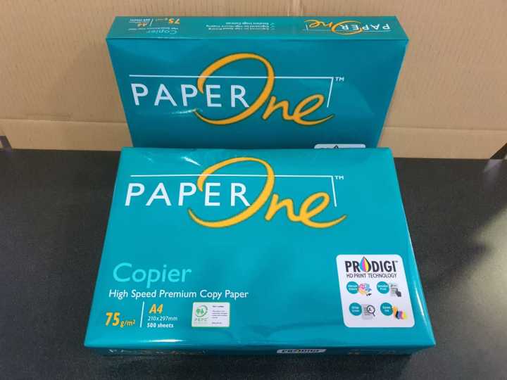 Paper One A4 Copier Paper - 75gsm (500 Sheets) - Paper One - Engineered ...