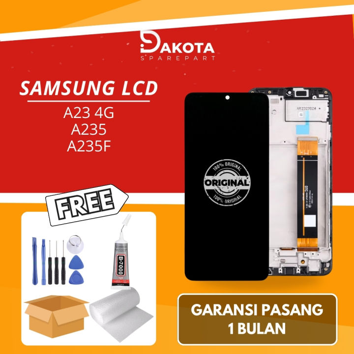 [ORIGINAL] LCD SAMSuNG A23 4G / A235 / A235F + FRAME FULLSET ORIGINAL ...