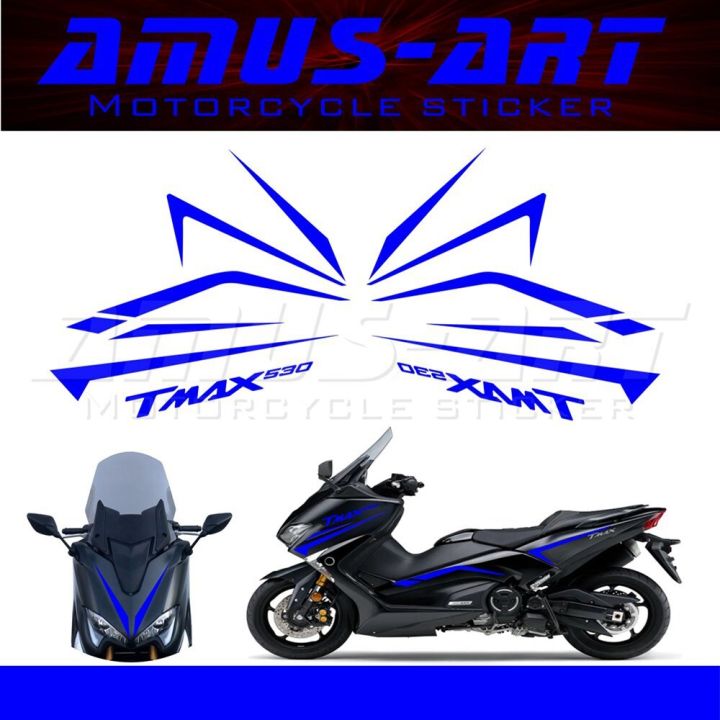 For TMAX530 TMAX 530 2017-2019 Motorcycle Body Shell Sticker Reflective ...