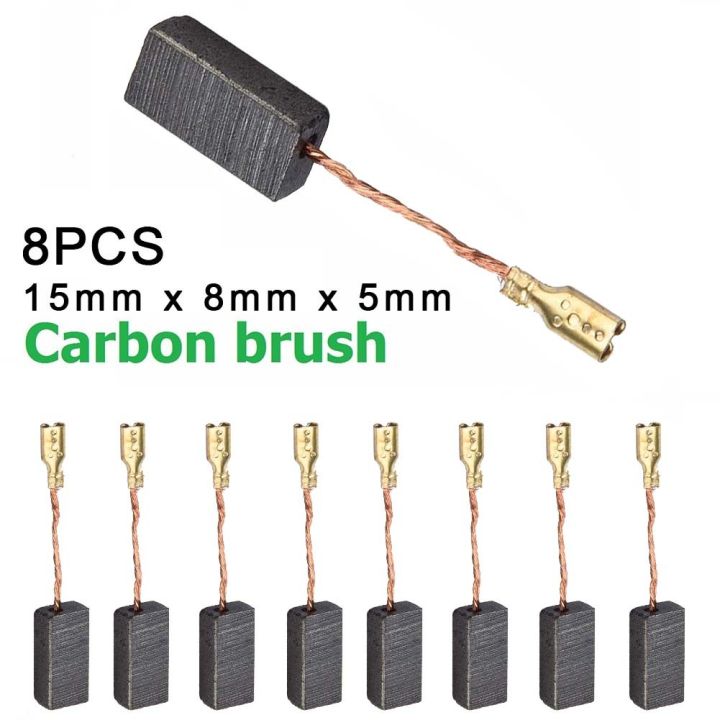 【NEWELECTR】 8x Motor Carbon Brush For Bosch Angle Grinder 15X8X5mm ...