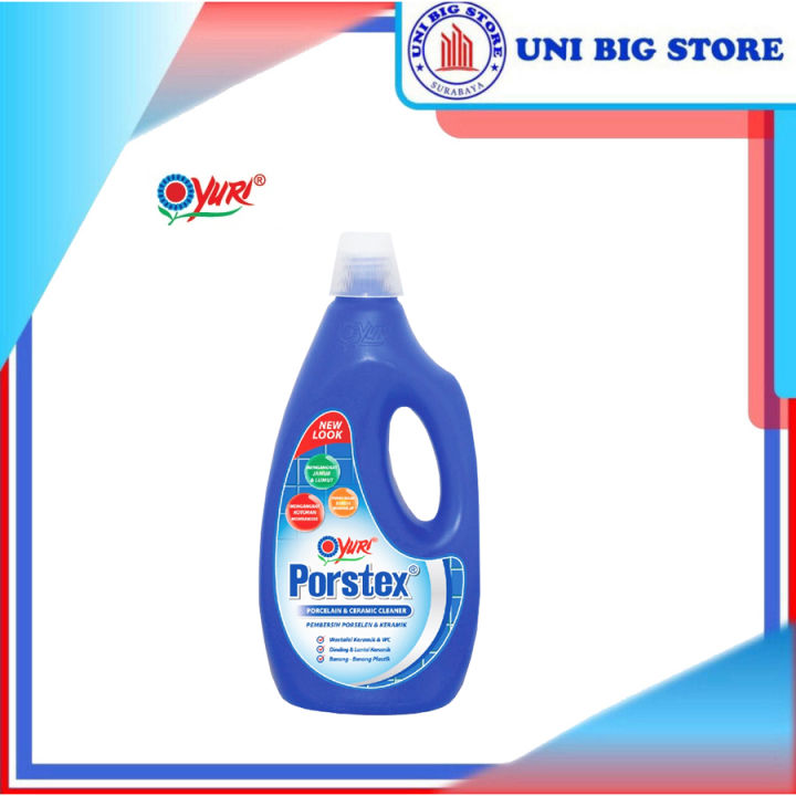 Yuri Porstex Biru Pembersih Lantai Porselen 500 ml | Lazada Indonesia