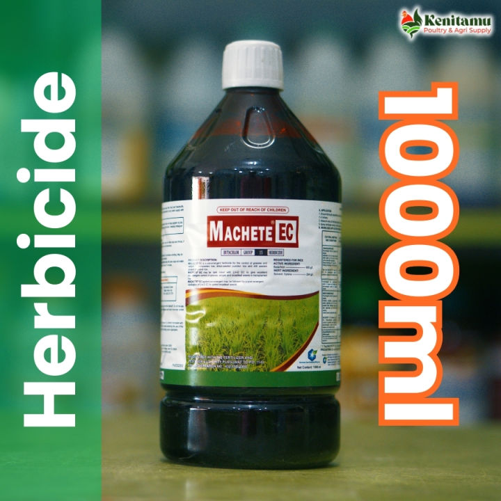 MACHETE EC (Herbicide) 1000 ML & 500 ML PAMPATAY NG BUTO NG DAMO SA ...