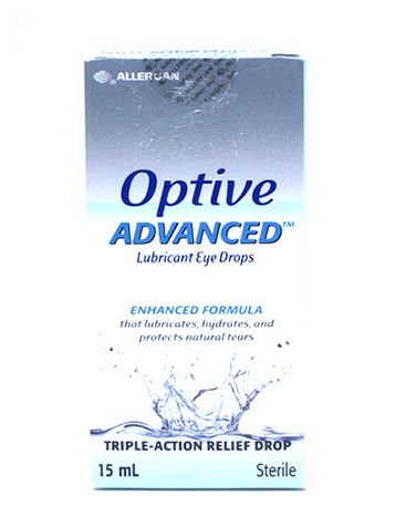 OPTIVE ADVANCED LUBRICANT EYE DROPS 15ML | Lazada