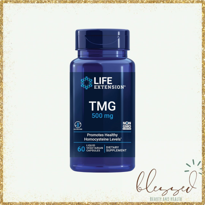 Life Extension, TMG, 1,000 mg, 60 Liquid Vegetarian Capsules (500 mg ...