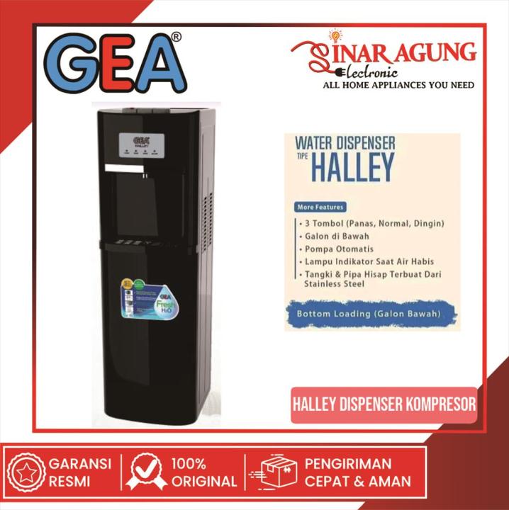 GEA HALLEY WATER DISPENSER GALON BAWAH - GARANSI RESMI | Lazada Indonesia