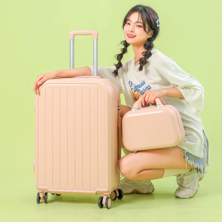 Advanced Trolley Luggage Set Macaron Color Trolley Mute Universal Wheel ...