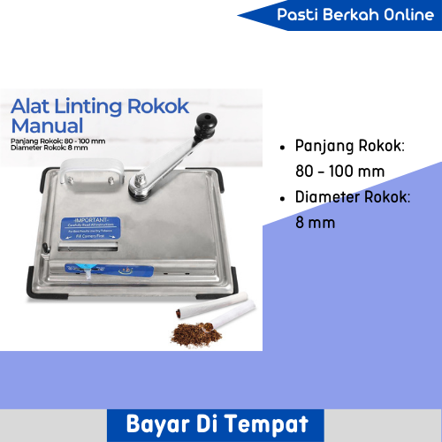 Alat Linting Rokok Manual dengan Material Besi Panjang 8 - 10 cm ...