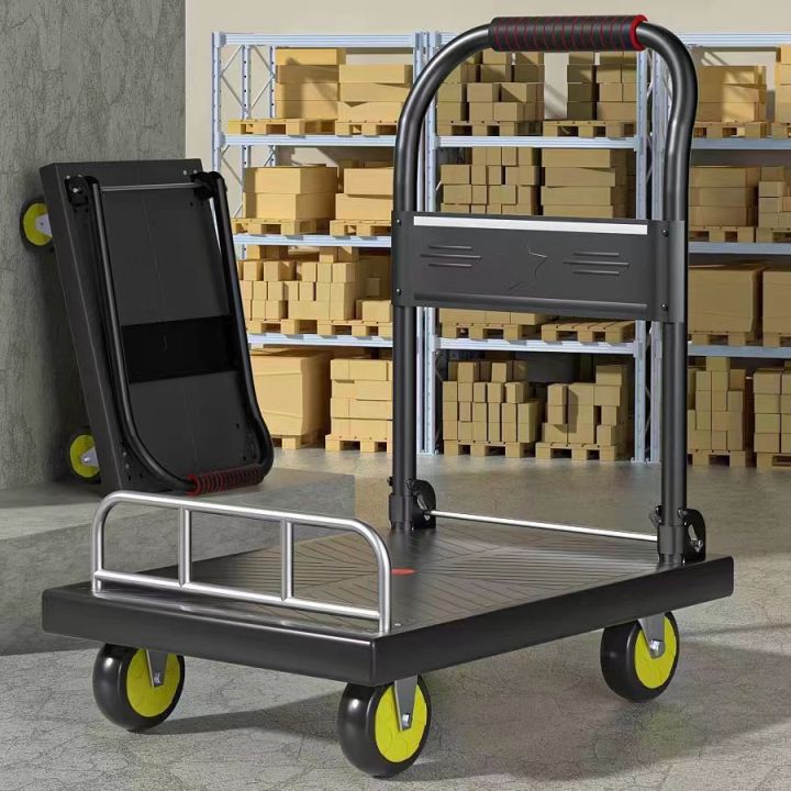 【Ready Stock】 Heavy Duty Truck Trailer Folding Trolley Cargo Cart ...