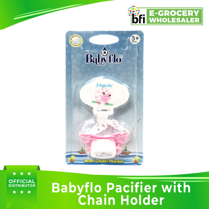BFI Babyflo Pacifier with Chain Holder | Lazada PH