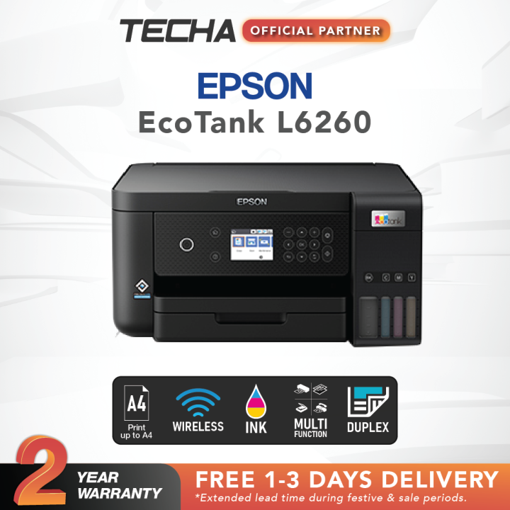 Epson EcoTank L6260 / L6270 / L6290 | A4 Wi-Fi Duplex All-in-One Ink ...