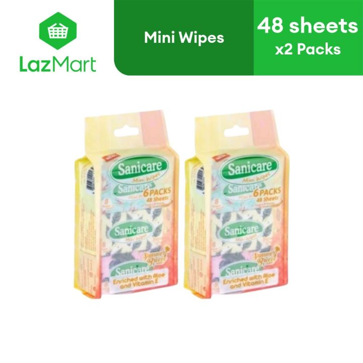 Sanicare Mini Wipes - Summer Breeze Scent | Lazada PH