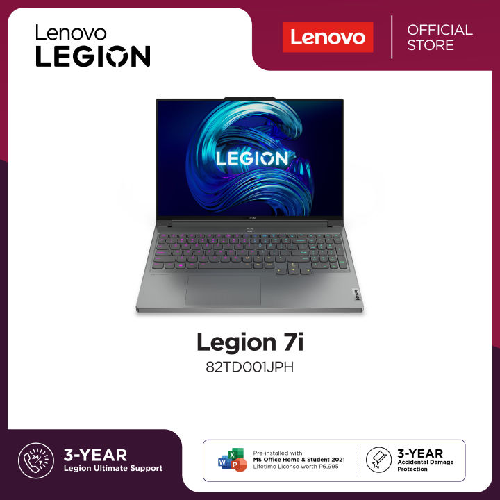 LENOVO LEGION 7 16IAX7 82TD001JPH | Intel® Core™ i7-12800HX | 2x 16GB SO-DIMM DDR5-4800 | 1TB ...