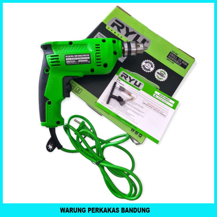 RYU Mesin Bor 10mm RDR10-3RE Mesin Bor Besi Kayu Tembok /Mesin Bor ...