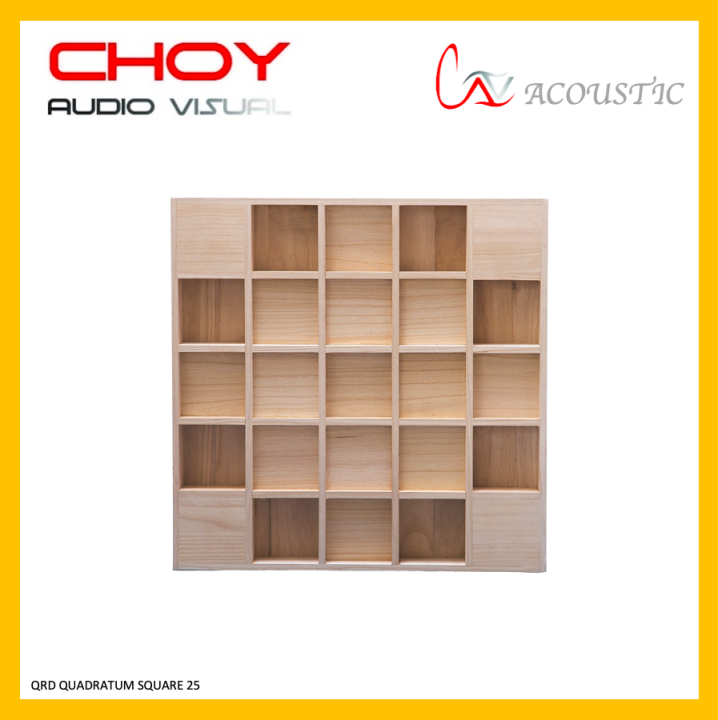 CAV Acoustic QRD Quadratum Square 25 (600mm x 600mm x 70mm) | Lazada