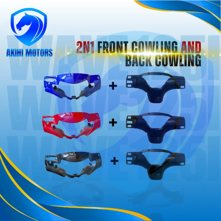 [AKIHI MOTOR] 2N1 FRONT COWLING AND BACK COWLING FOR HONDA WAVE 125i ...