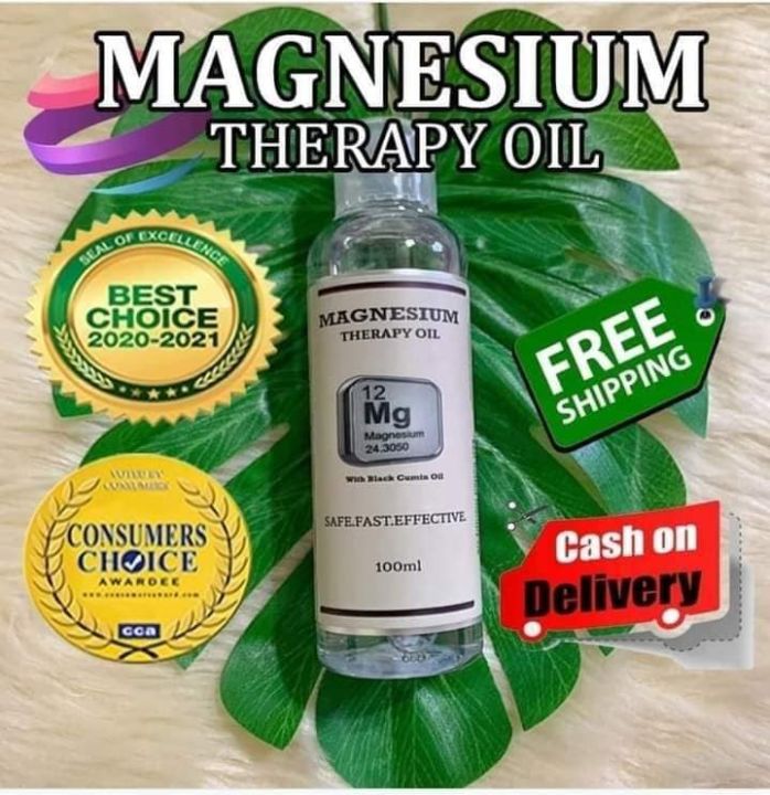 Magnesium Therapy Oil (Transdermal Mineral) - P300 per bottle (100 ml ...