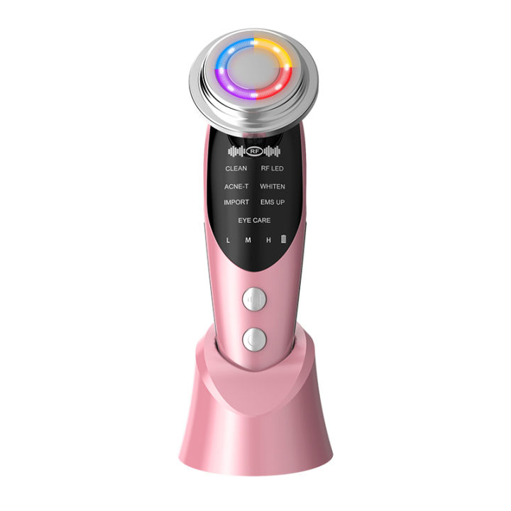 7 in 1 Facial Massage Beauty Instrument EMS Lifting Facial Wrinkle Skin ...