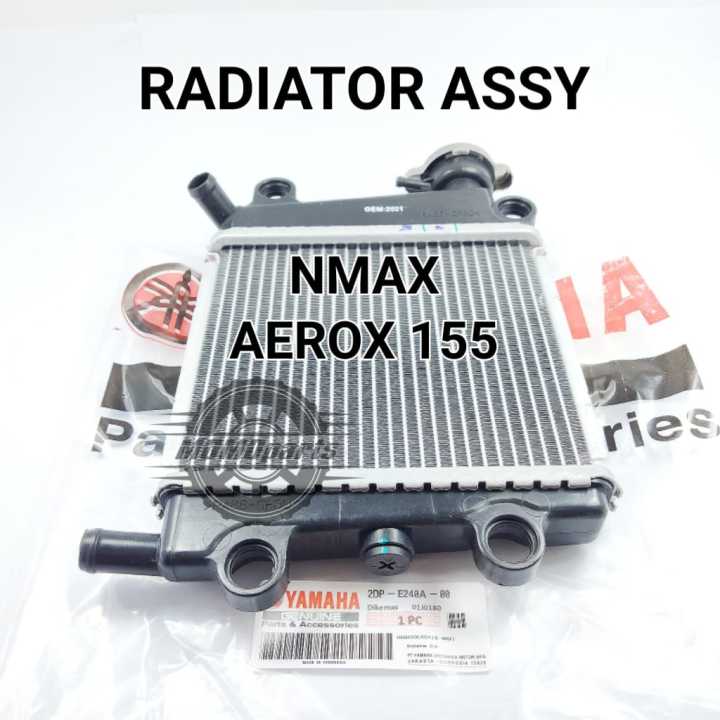 RADIATOR COOLANT ASSY MOTOR YAMAHA NMAX 155 AEROX 155 2DP KUALITAS ASLI ...