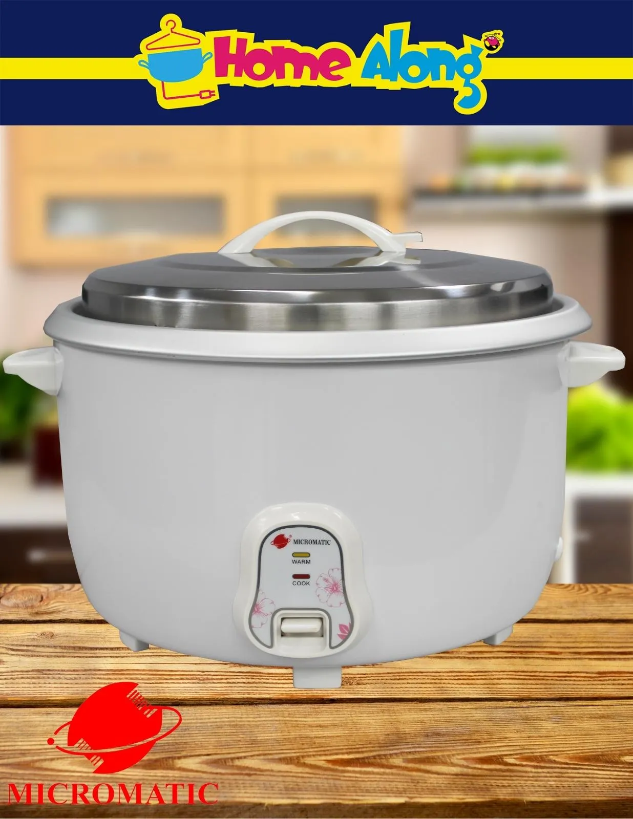 Micromatic 45 Cups 7.8 Liters Extra Large Rice Cooker MRC-50 | Lazada PH