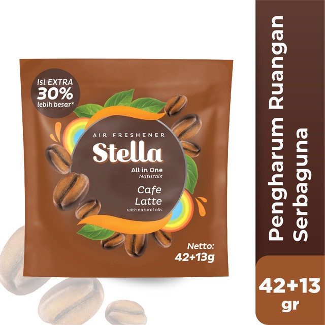 Stella Gantung All In One 42+13gr Cafe Latte Coklat Kopi | Lazada Indonesia