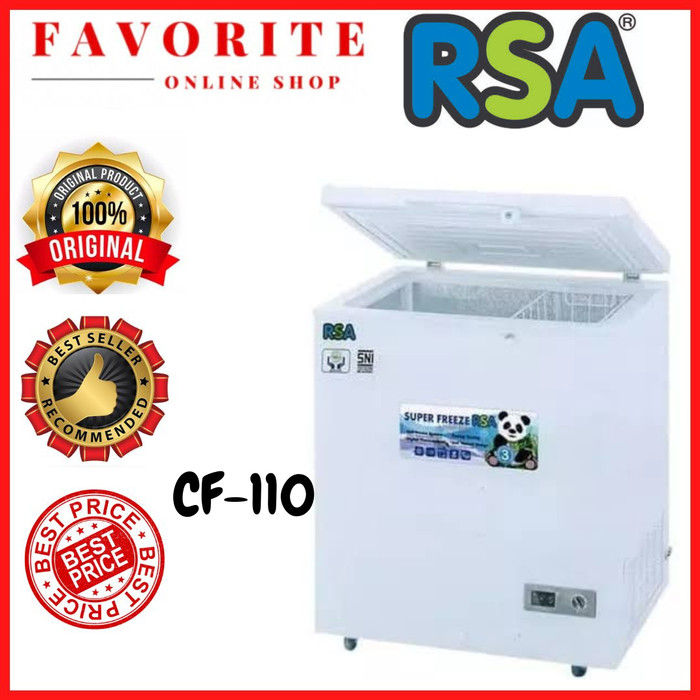 CHEST FREEZER RSA 100 LITER CF110 CHEST FREEZER 100L CF-110 | Lazada ...