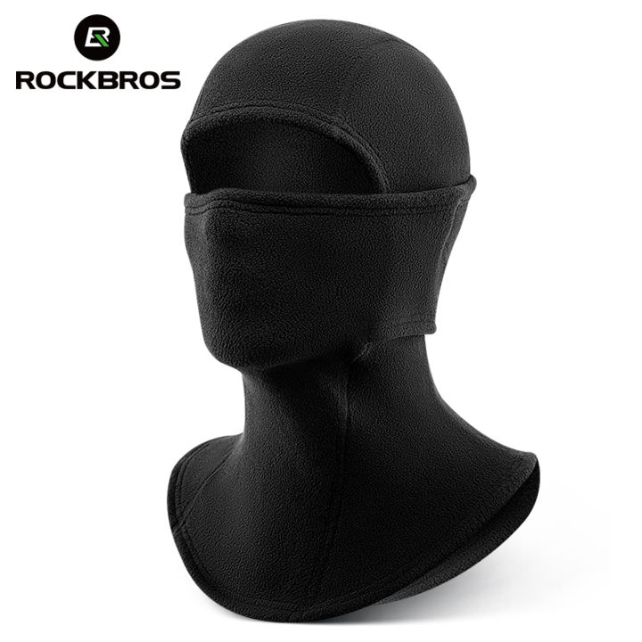 ROCKBROS Winter Cycling Face Mask Fleece Warm Full Face Balaclava ...