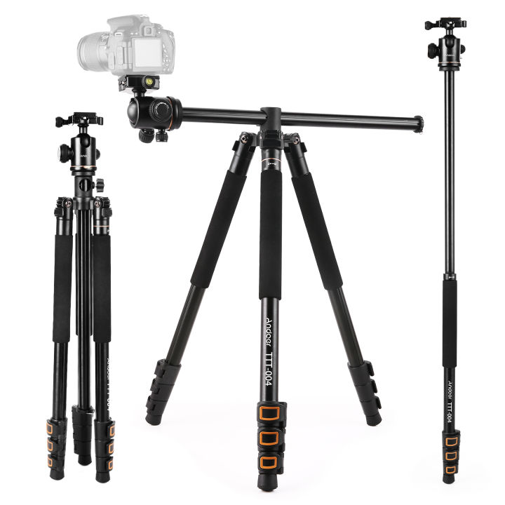 Andoer TTT-004 200cm/78.7 Inch Aluminum Alloy Camera Tripod Monopod ...