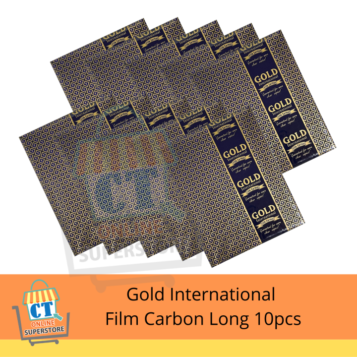 Gold International Film Carbon Paper Long (Pack of 10pcs) | Lazada PH