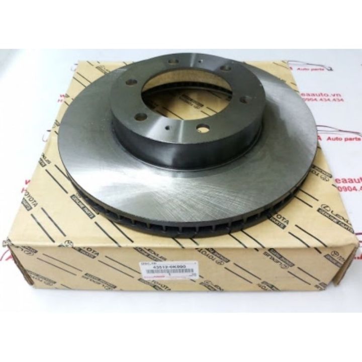 43512-OK090 TOYOTA HILUX KUN26 REVO GUN125 FRONT DISC ROTOR (1 PAIR 2 ...