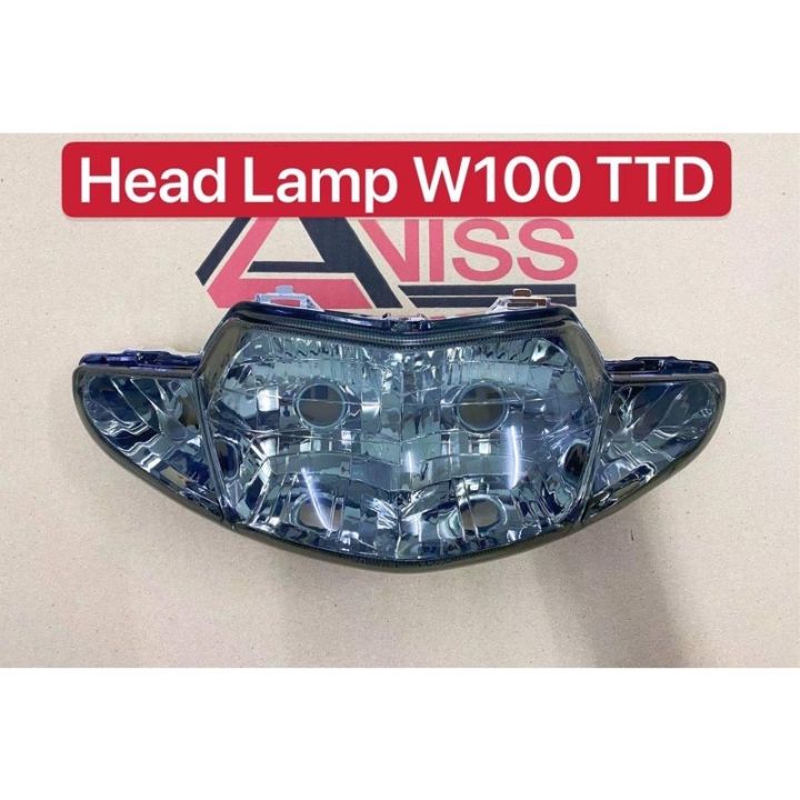 Honda Wave 100 W100 Head Lamp Head Light Tinted Smoke | Lazada