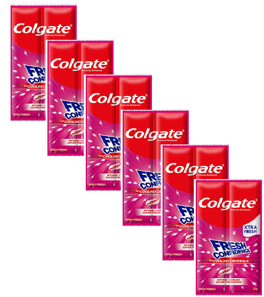 Colgate Toothpaste Cooling Crystals Spicy 20g 6s | Lazada PH