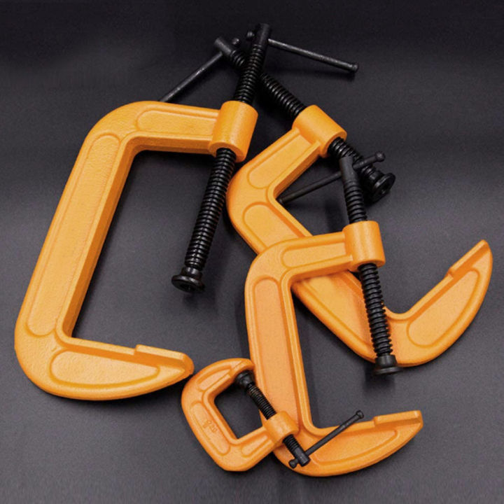 Edge Clamps Heavy duty Thick C-Clamp Woodworking fixtures Clamp | Lazada PH