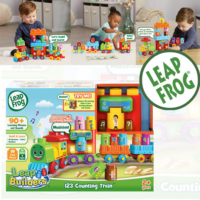 นำเข้า🇺🇸 รถไฟ LeapFrog LeapBuilders 123 Counting Train, Multicolor ราคา ...