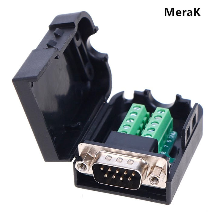 DB9 serial COM transfer-free solder terminals RS232 female connector ...