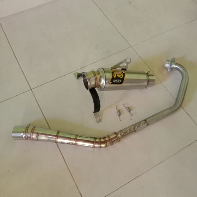 knalpot rcb pipa model road race pnp mx new dan mx old | Lazada Indonesia