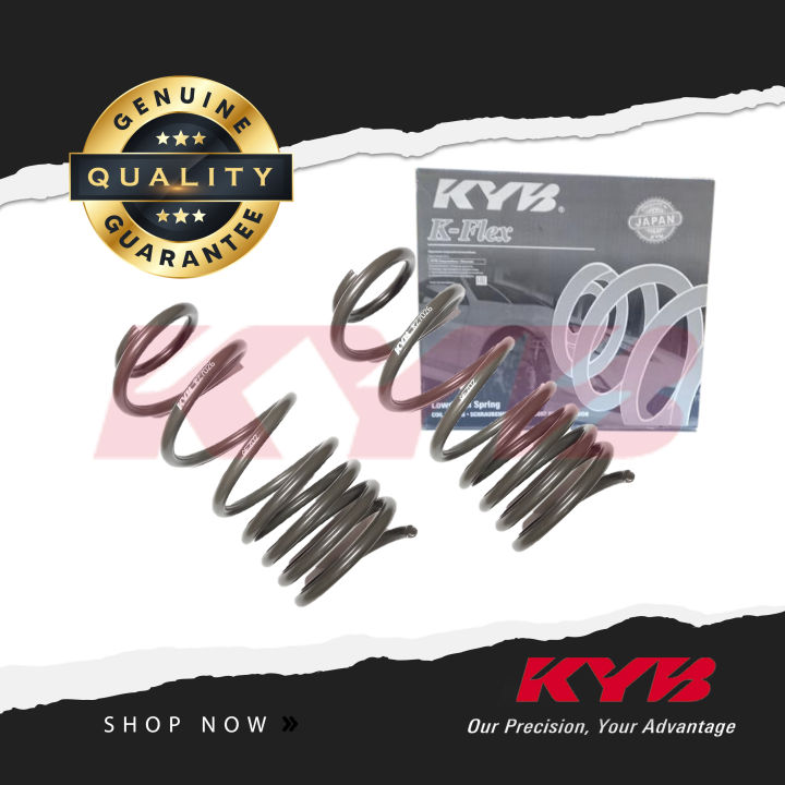 KYB KAYABA 2pcs K-Flex Rear Lowering Spring for Nissan March K13 2010 ...