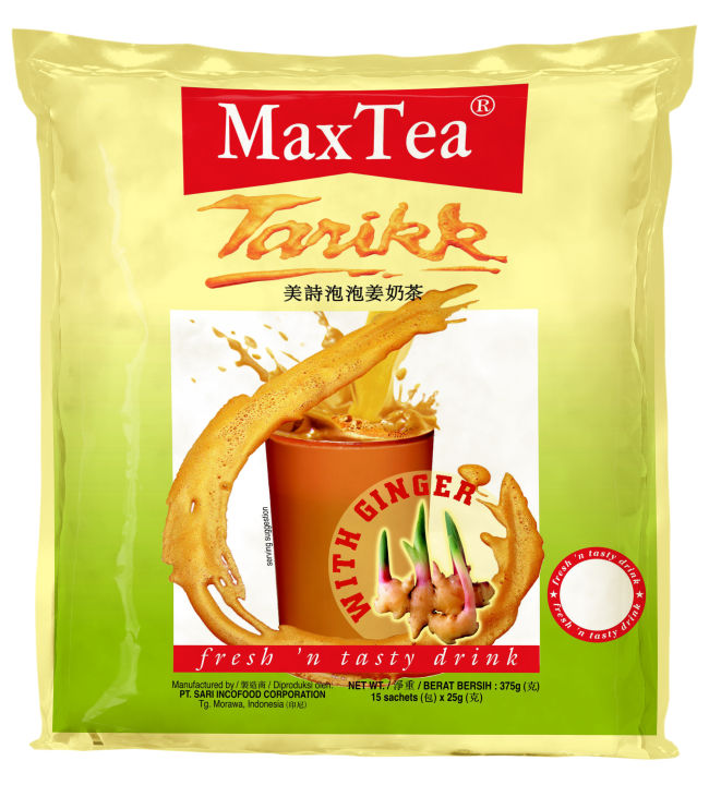 MaxTea Tarikk Ginger 15s x 25g. | Lazada