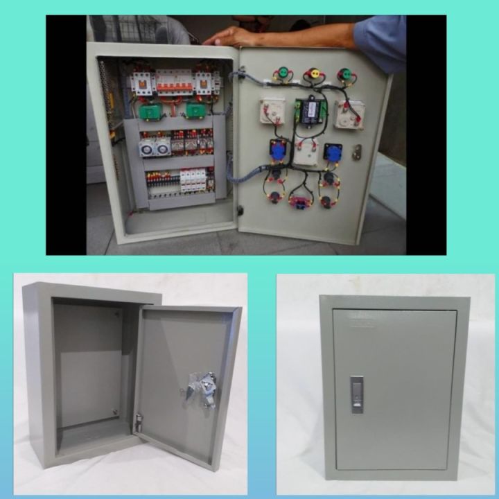 Box Panel 40x30x15cm Plat Besi+Push Open Close+Kunci UNIVERSAL | Lazada ...
