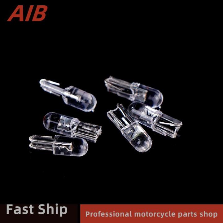 AIBITe 10PCS New T5 LED Super Bright Cob Lights Wedge Dashboard Gauge ...