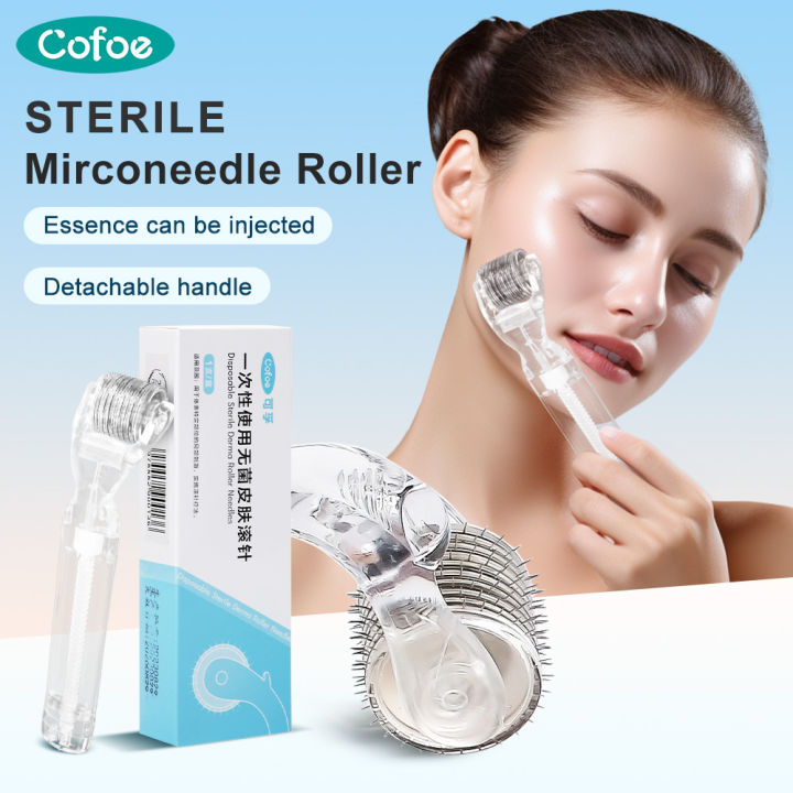 Cofoe Medical Sterile Microneedle Roller 0.3-1.5mm Detachable Facial ...