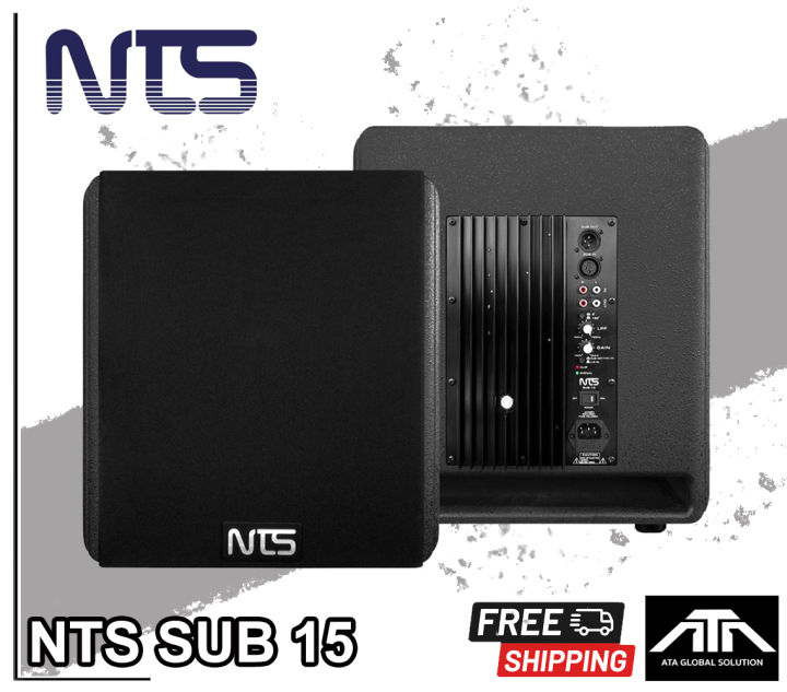 ตู้ซับ 15 NTS SUB-15 ตู้ลำโพงซับ15+แอมป์ เบส 15 เสียงแน่น วูฟเฟอร์ | Lazada.co.th