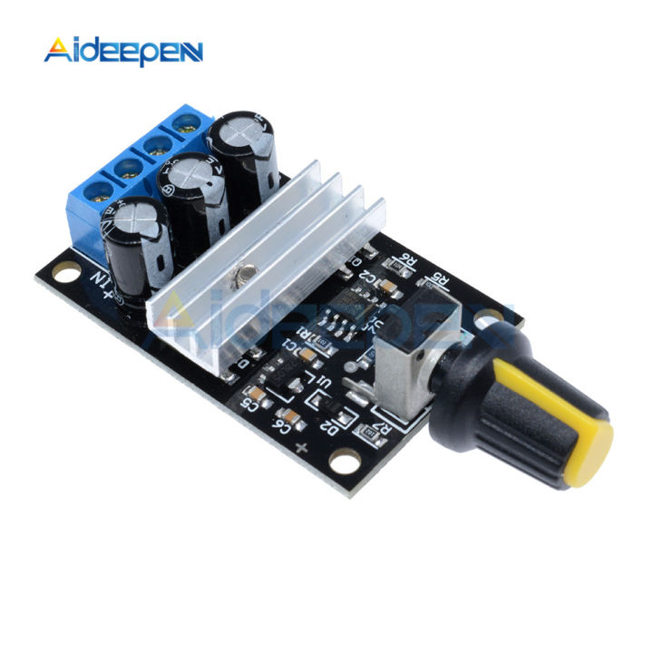 Dc 6V 12V 24V 28V 3A 80W Motor Speed Controller Pwm Adjustable Regulator Variable Speed Control ...