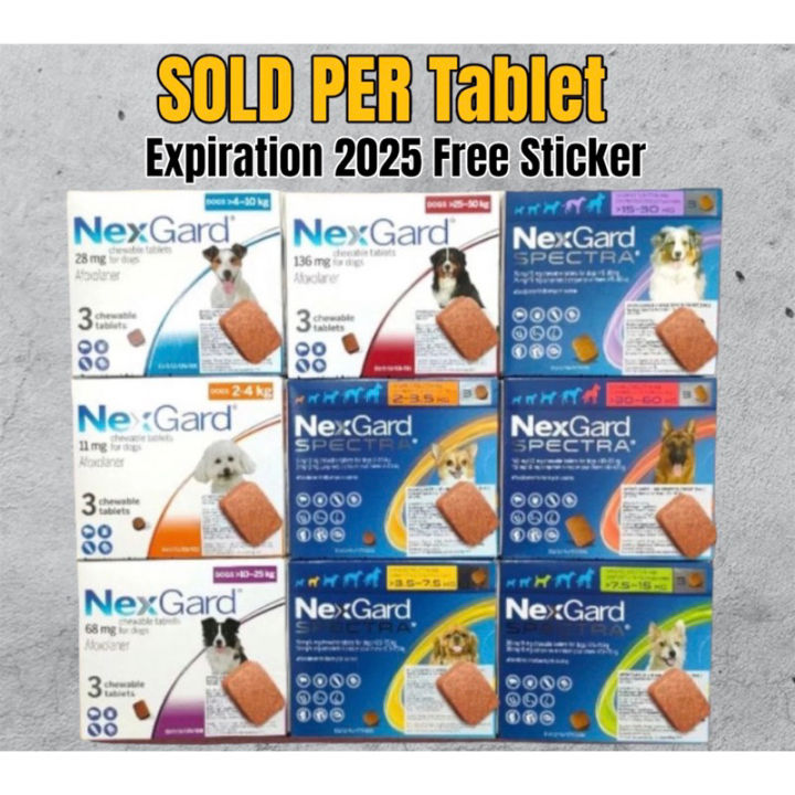 Nexgard Spectra Nexgard Plain Chewable Tablet(1 Tablet, Free STICKER ...
